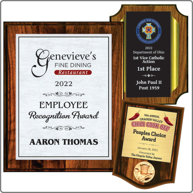 Classic Wood Plaques – Tagged "Traditional"– Gino's Awards, Inc.