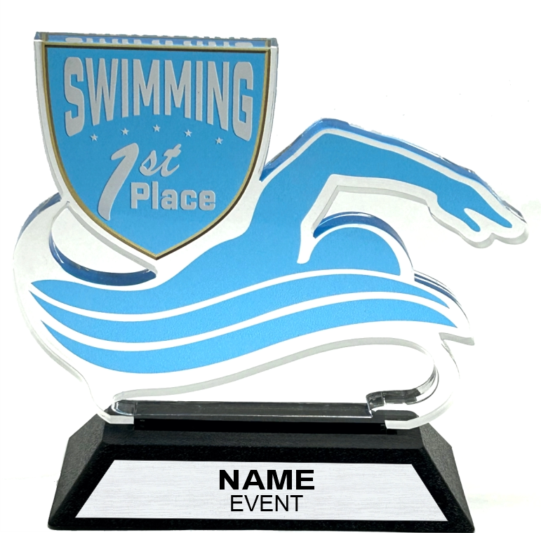Swimming - Acrylic Award – Premium Quality – Gino's Awards, Inc.