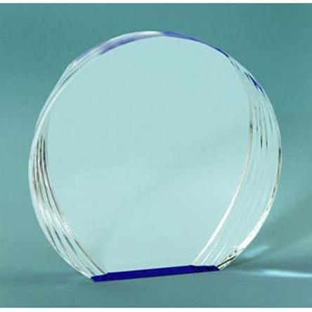 Round Acrylic Award with Blue Tint – Gino's Awards, Inc.