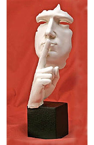Finger Hushing Sculpture – Gino's Awards, Inc.