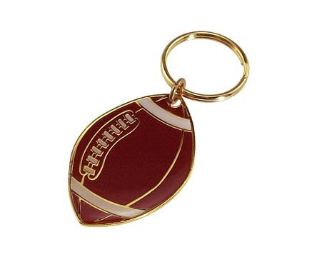 Brown & Cream Football Key Tag – Gino's Awards, Inc.