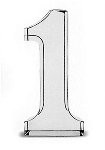 Crystal Number One Award – Gino's Awards, Inc.