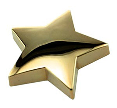 Gold Star Paperweight – Gino's Awards, Inc.