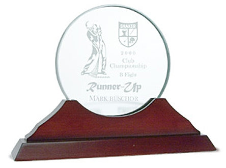 Glass Disk Trophy – Gino's Awards, Inc.